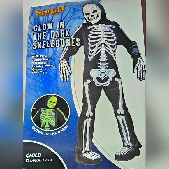 Spirit | Costumes | Official Spirit Glow In The Dark Skeleton Super ...